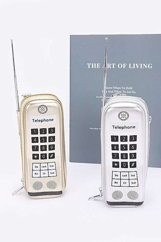 Iconic Retro Cell Phone Novelty Clutch Bag – Amatullah's Treasures Boutique